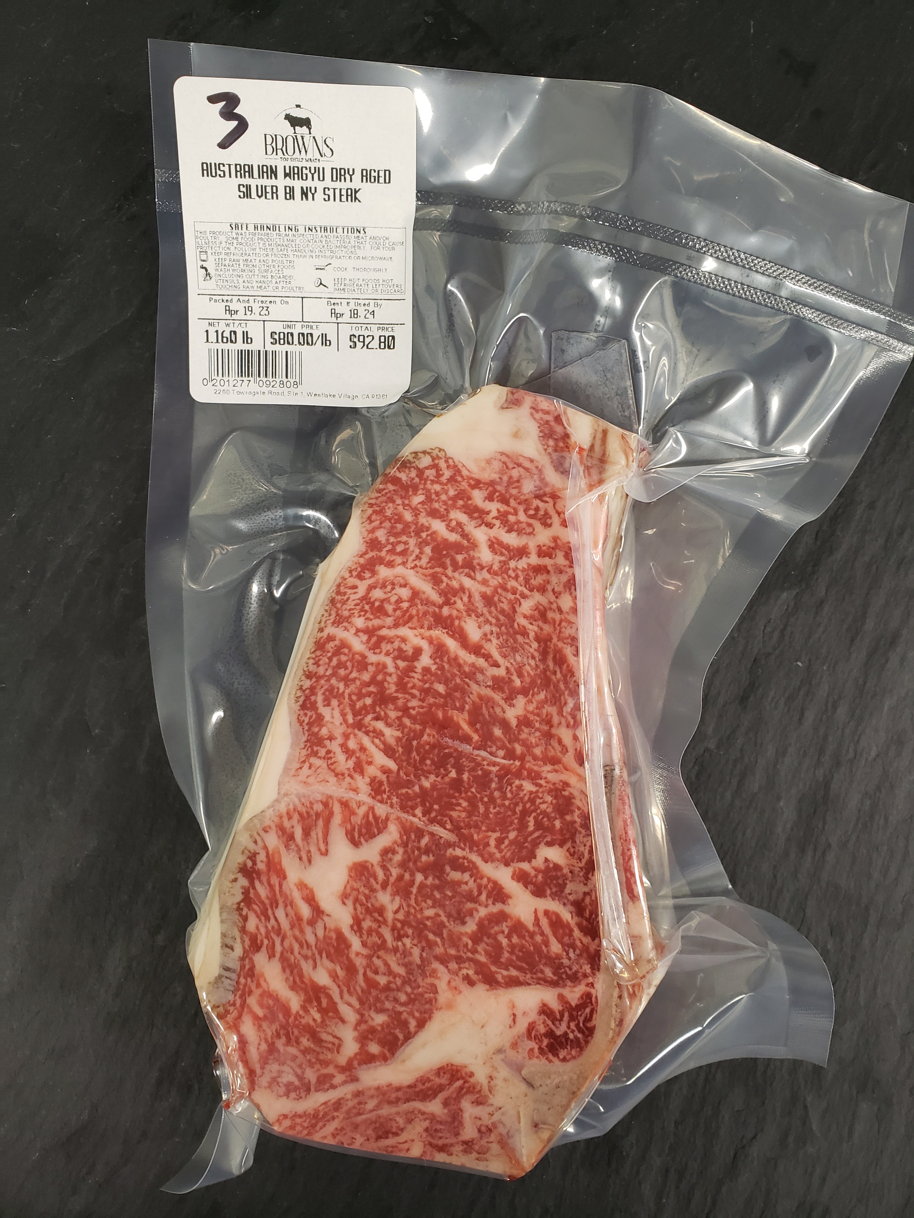 SILVER DRY AGED BI NY #3 – Brown's Top Shelf Meats