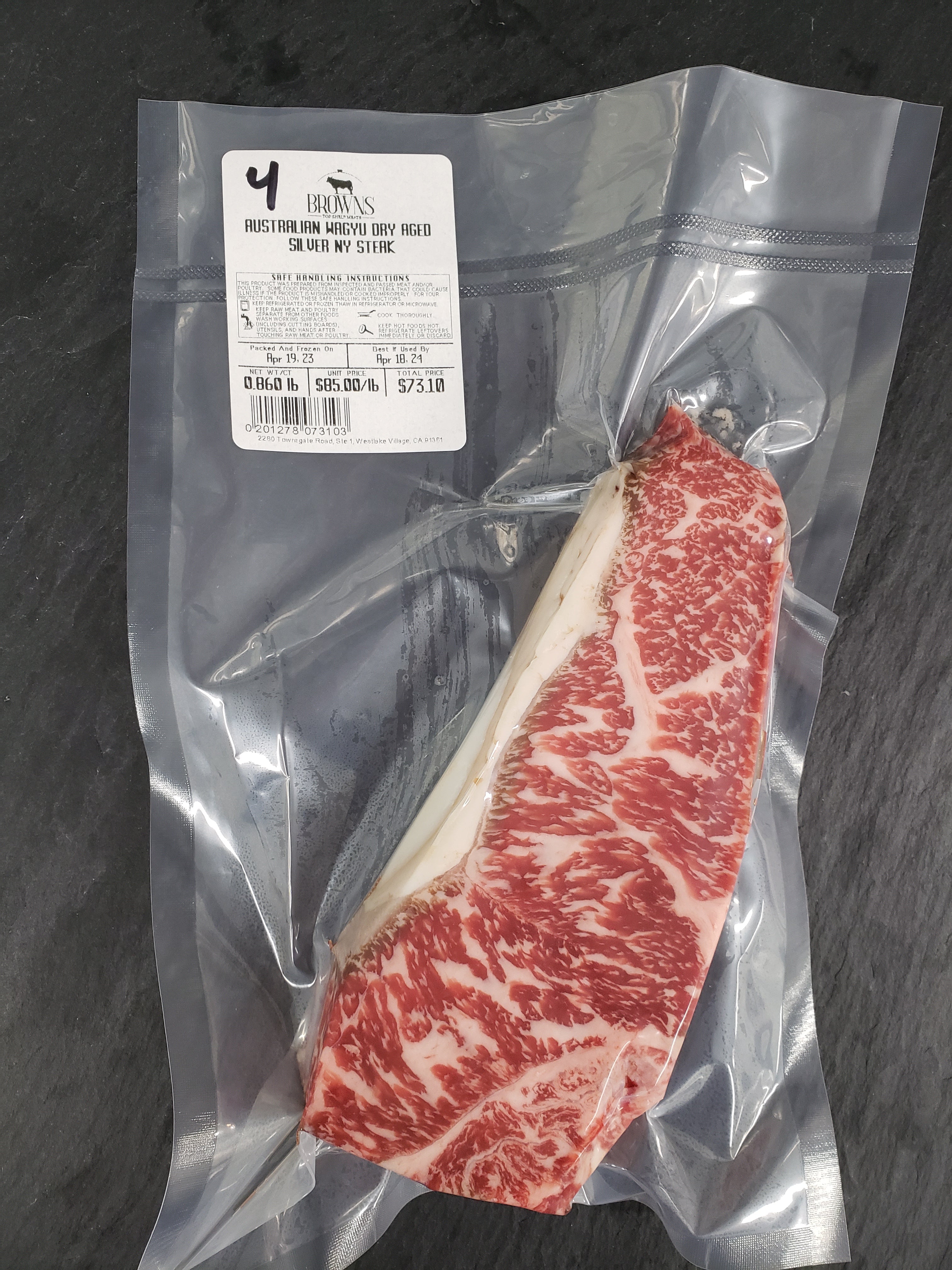 SILVER DRY AGED NY #4 – Brown's Top Shelf Meats