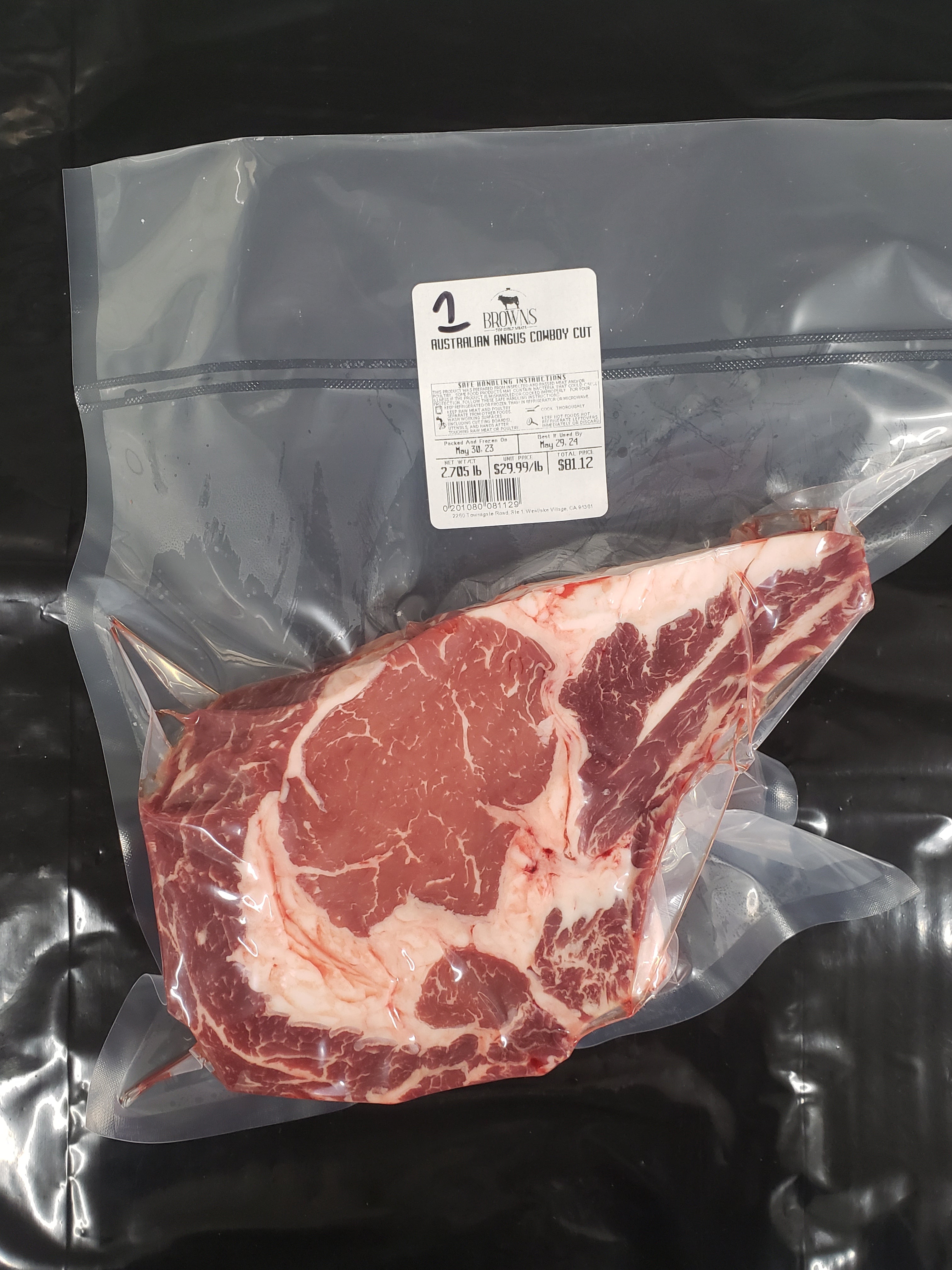 AUSSIE ANGUS COWBOY CUT #1 – Brown's Top Shelf Meats