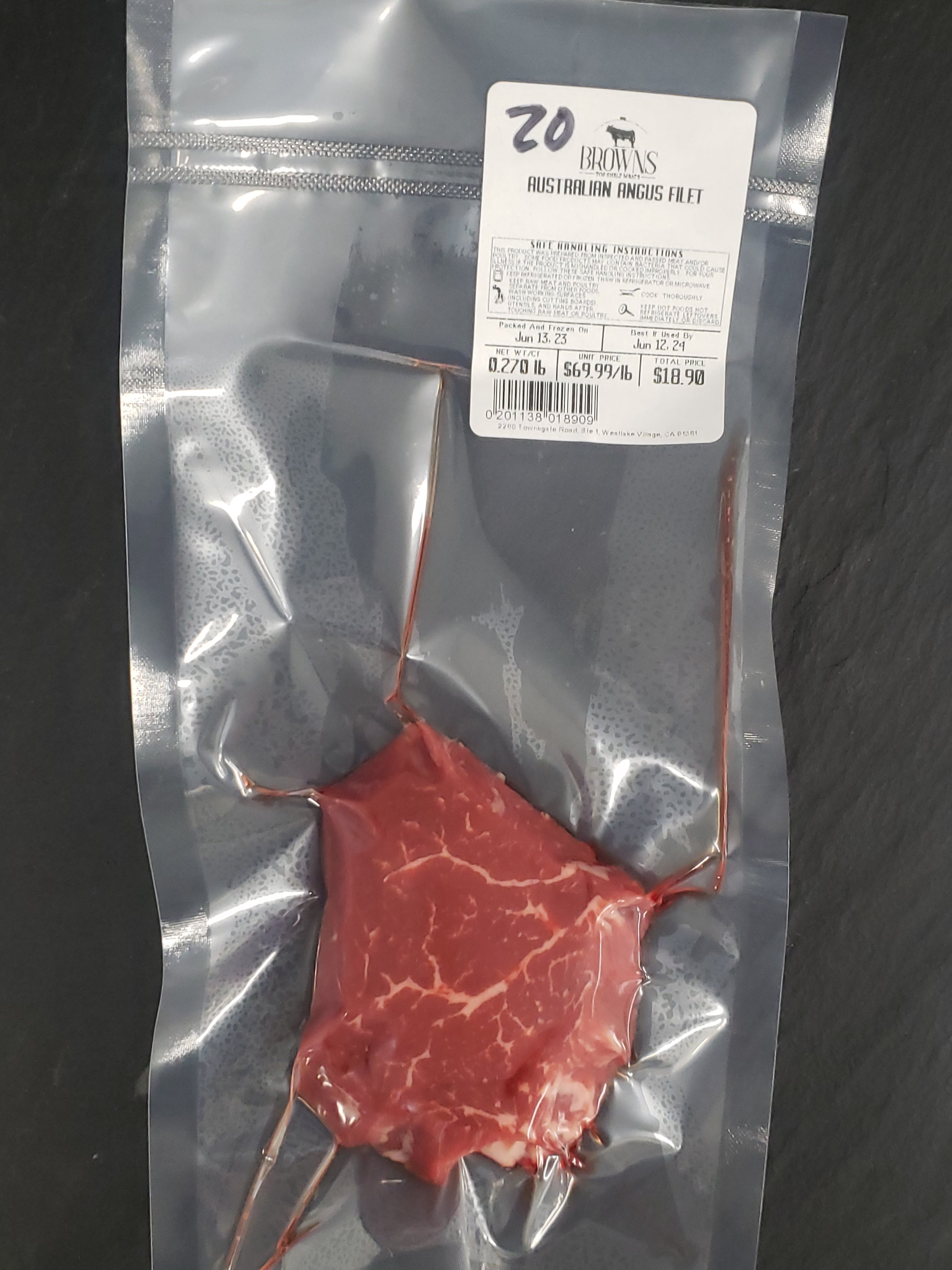 ANGUS FILET #20 – Brown's Top Shelf Meats