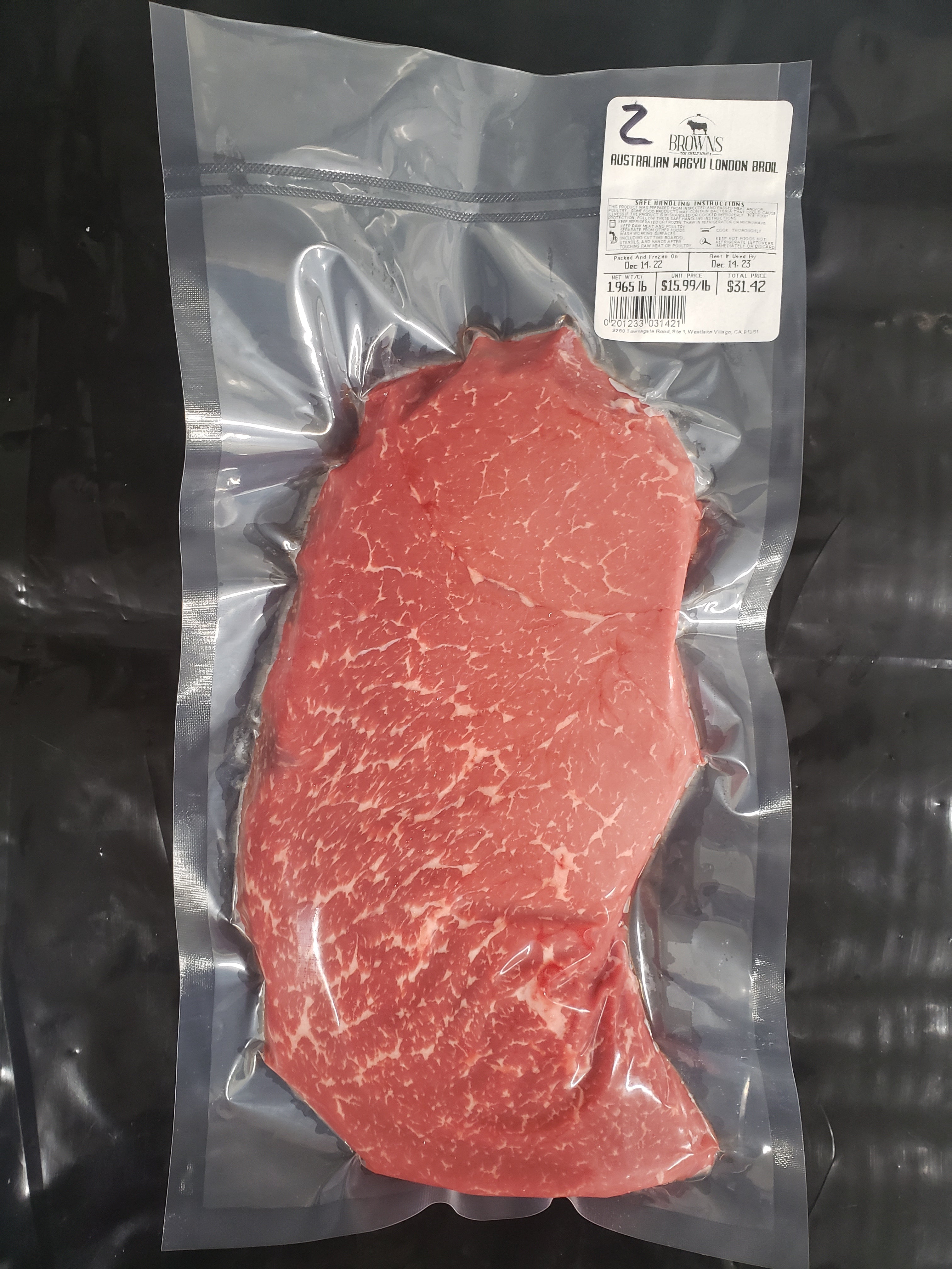AUSSIE WAGYU LONDON BROIL #2 – Brown's Top Shelf Meats