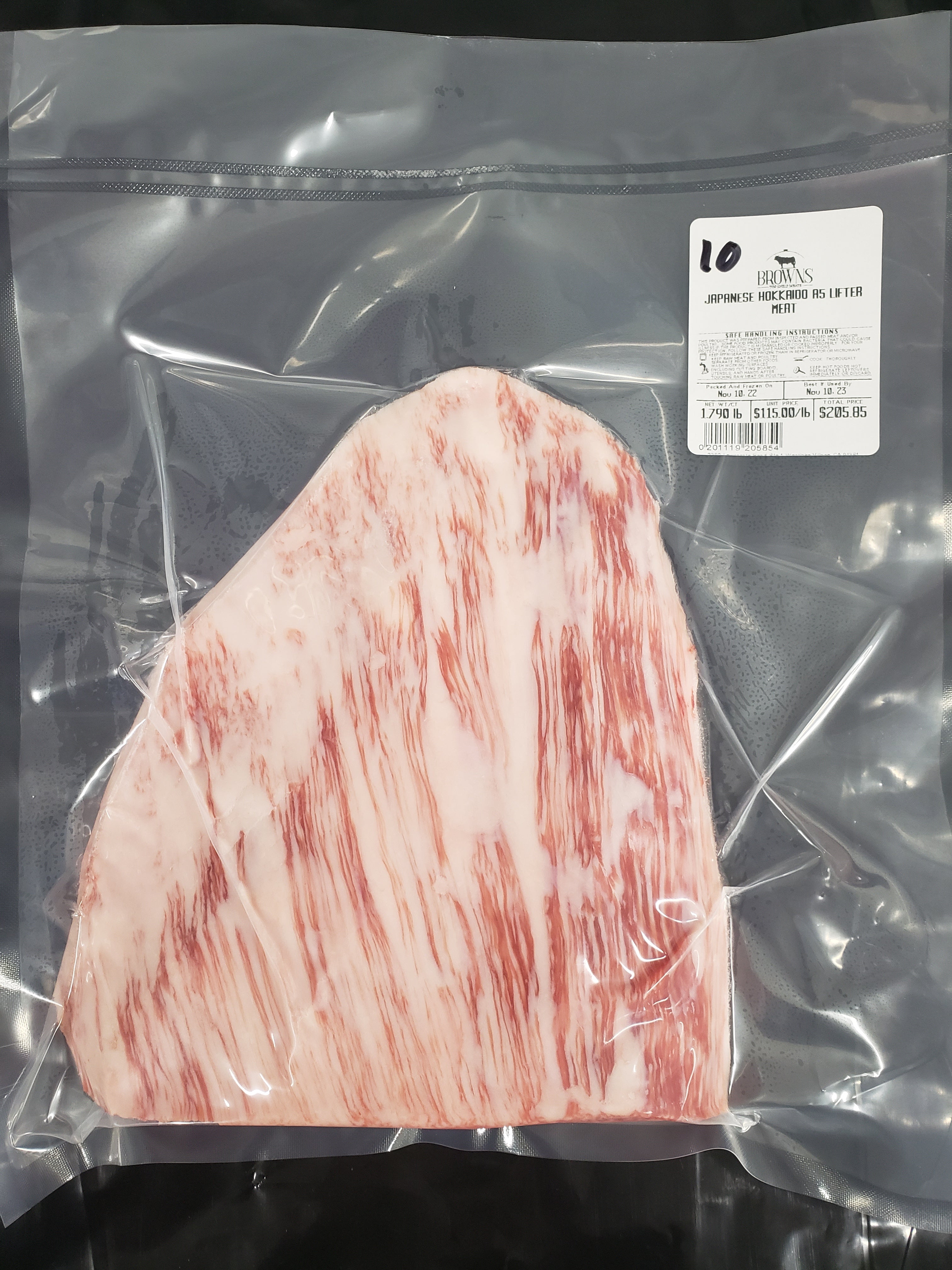 HOKKAIDO A5 LIFTER MEAT #10 – Brown's Top Shelf Meats