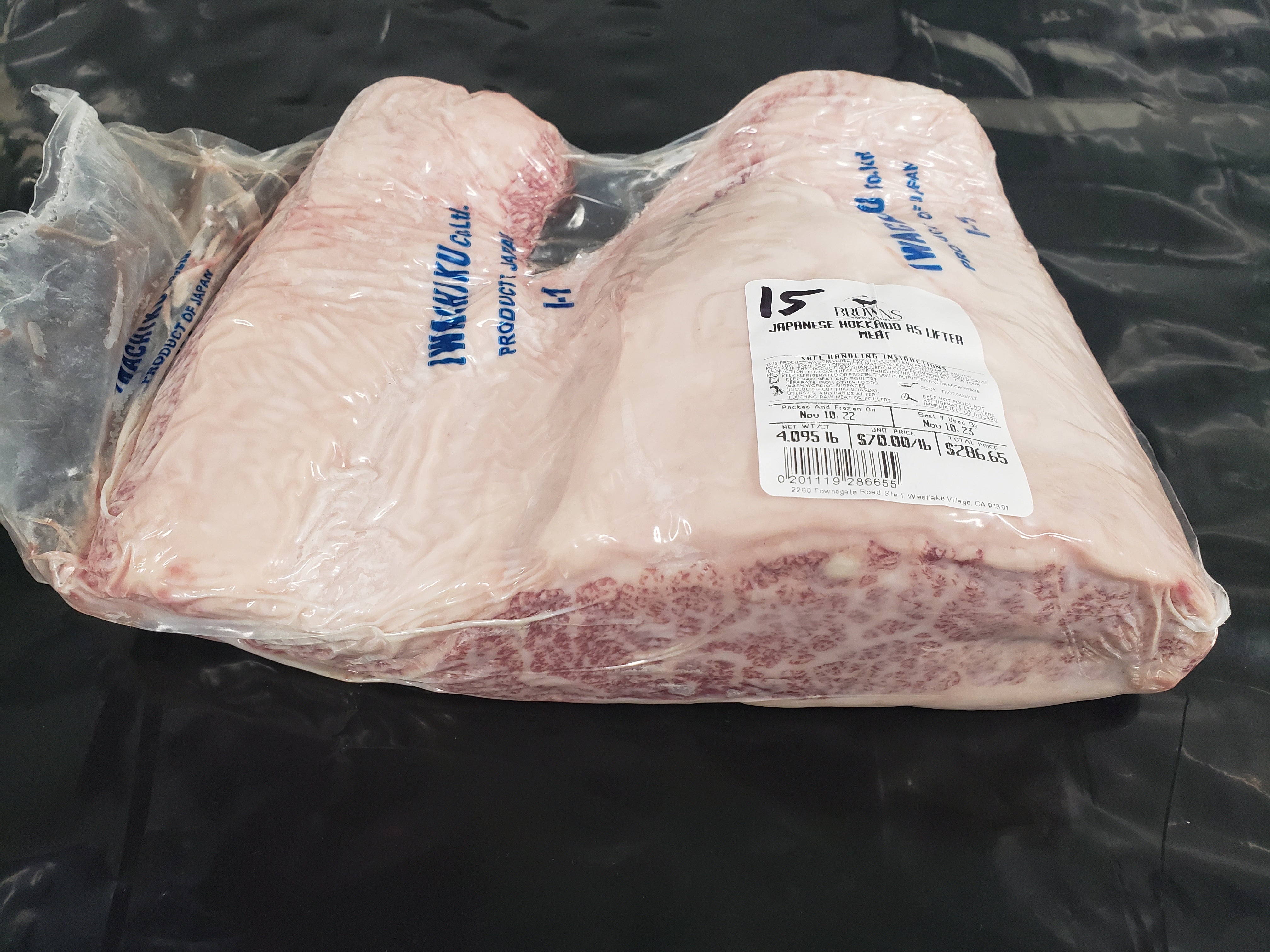HOKKAIDO A5 LIFTER MEAT #15 – Brown's Top Shelf Meats