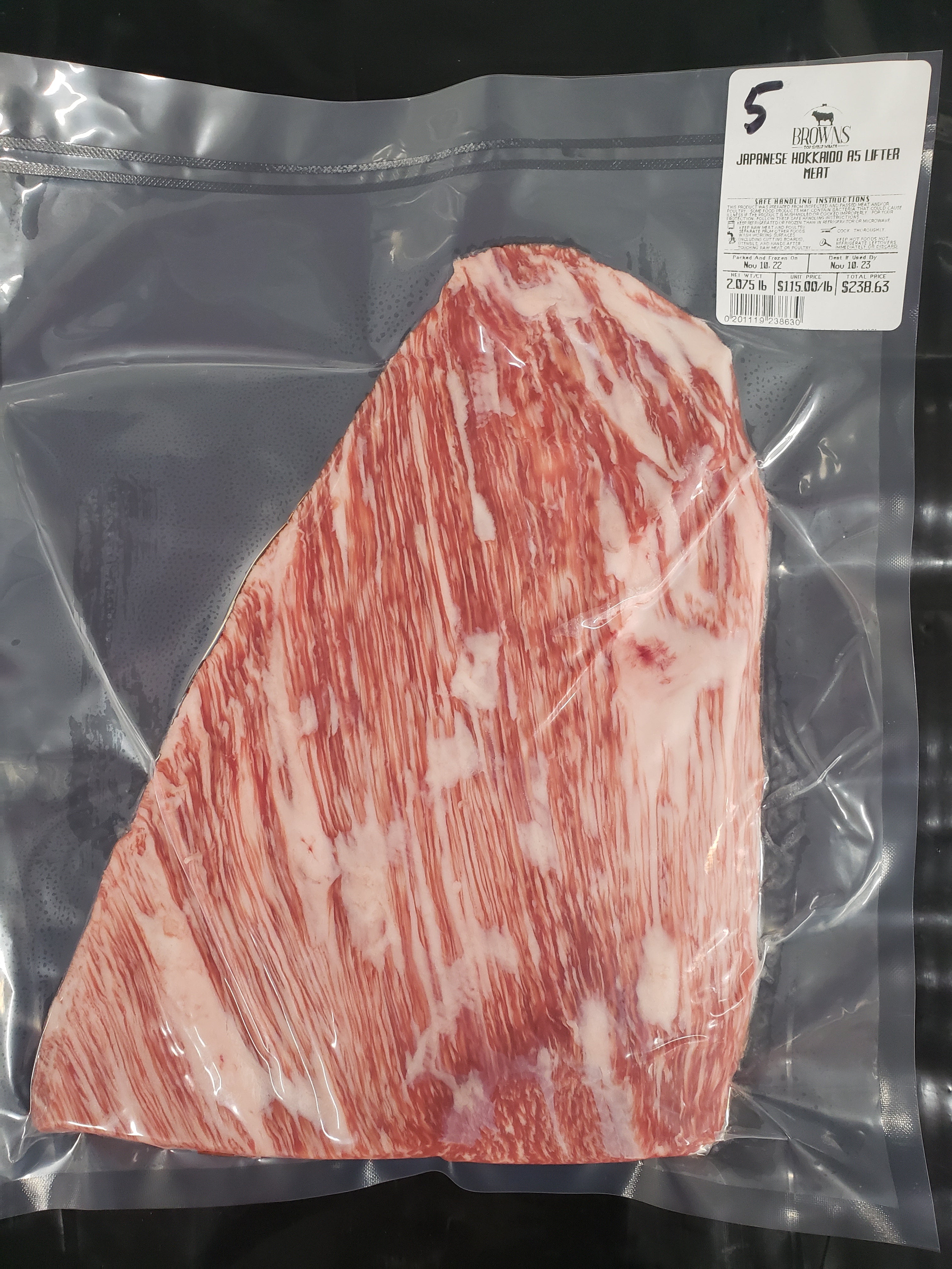 HOKKAIDO A5 LIFTER MEAT #5 – Brown's Top Shelf Meats