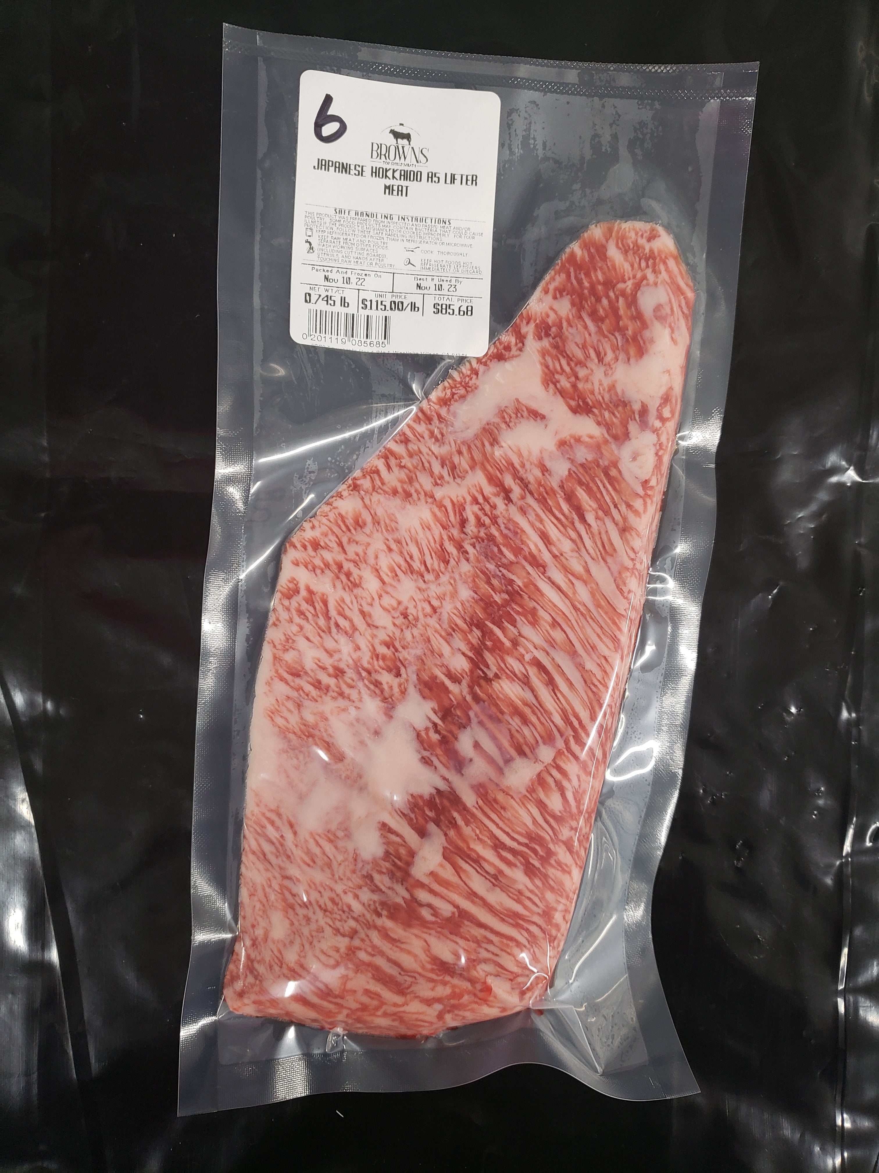 HOKKAIDO A5 LIFTER MEAT #6 – Brown's Top Shelf Meats
