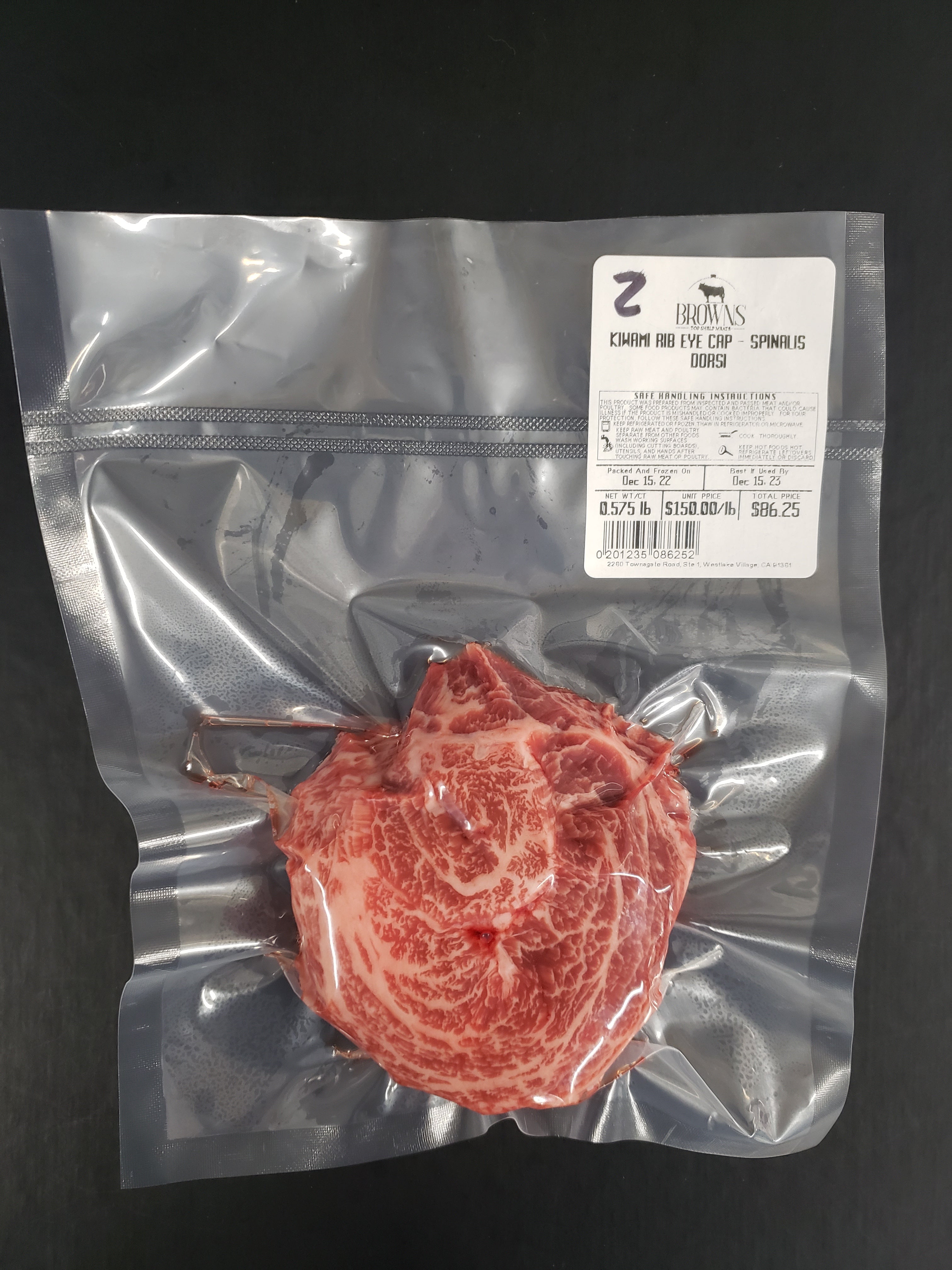 KIWAMI RIBEYE CAP #2 – Brown's Top Shelf Meats