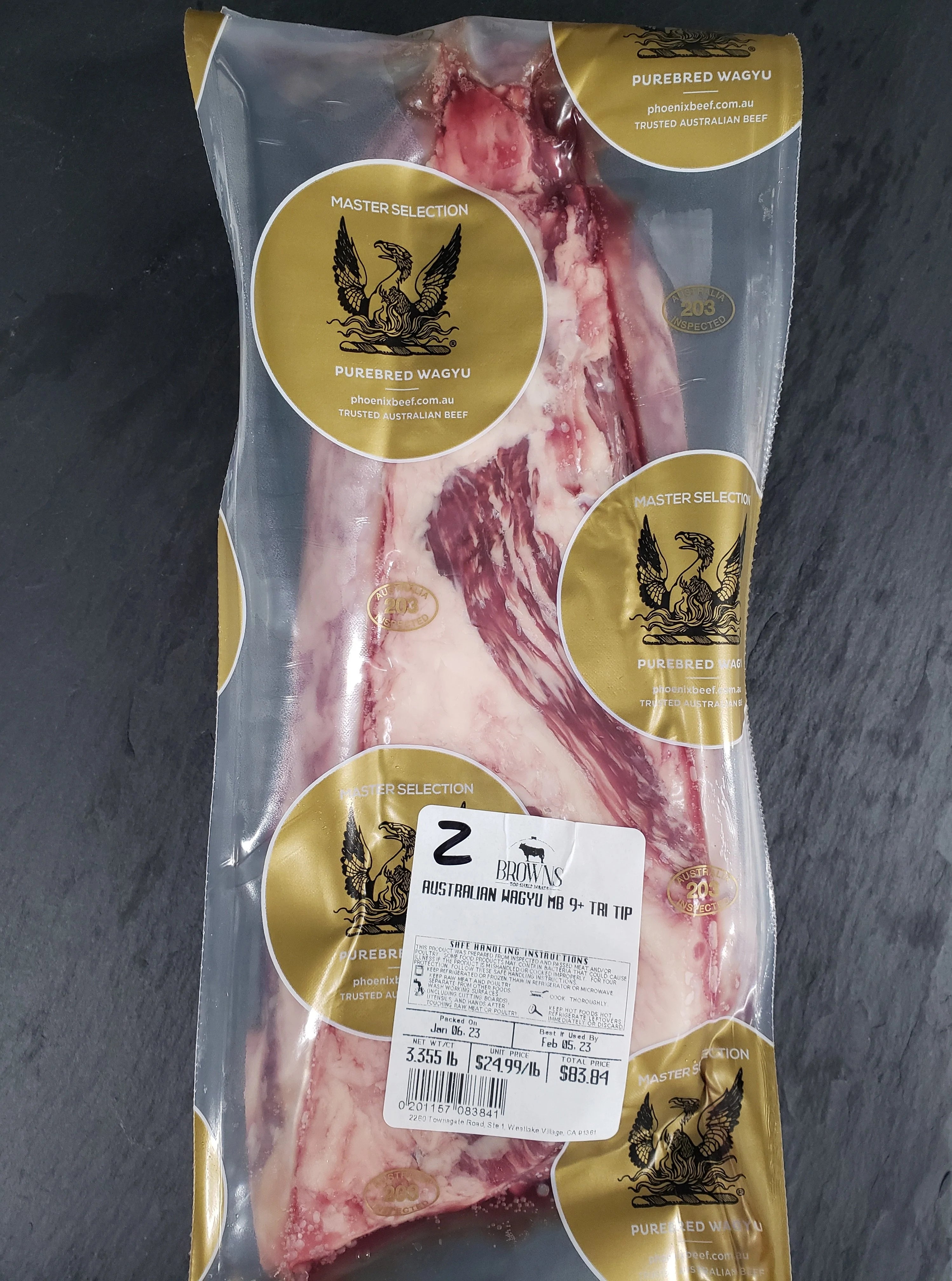 AUSSIE WAGYU TRI TIP #2 – Brown's Top Shelf Meats