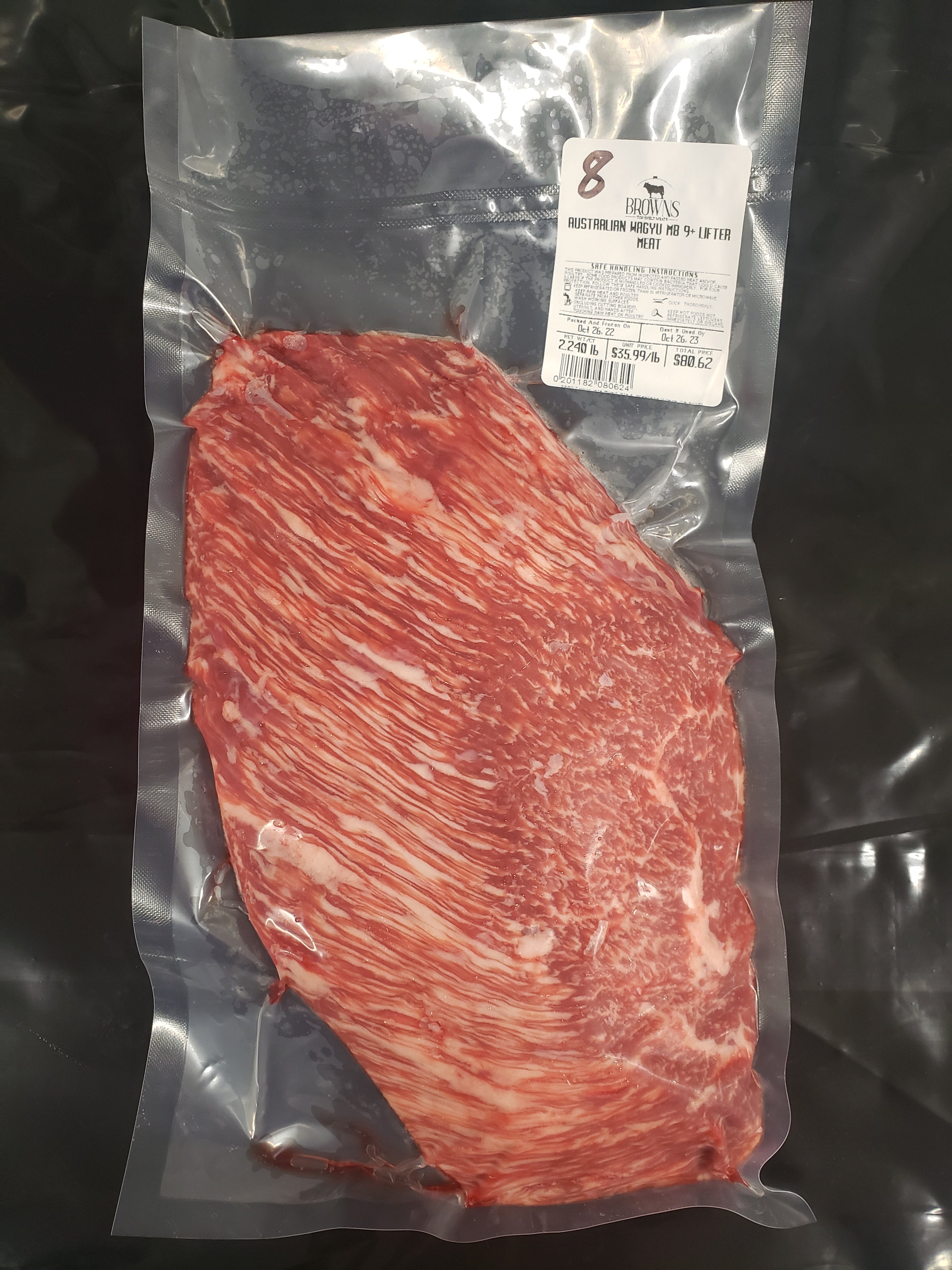 MB 9+ LIFTER MEAT #8 – Brown's Top Shelf Meats