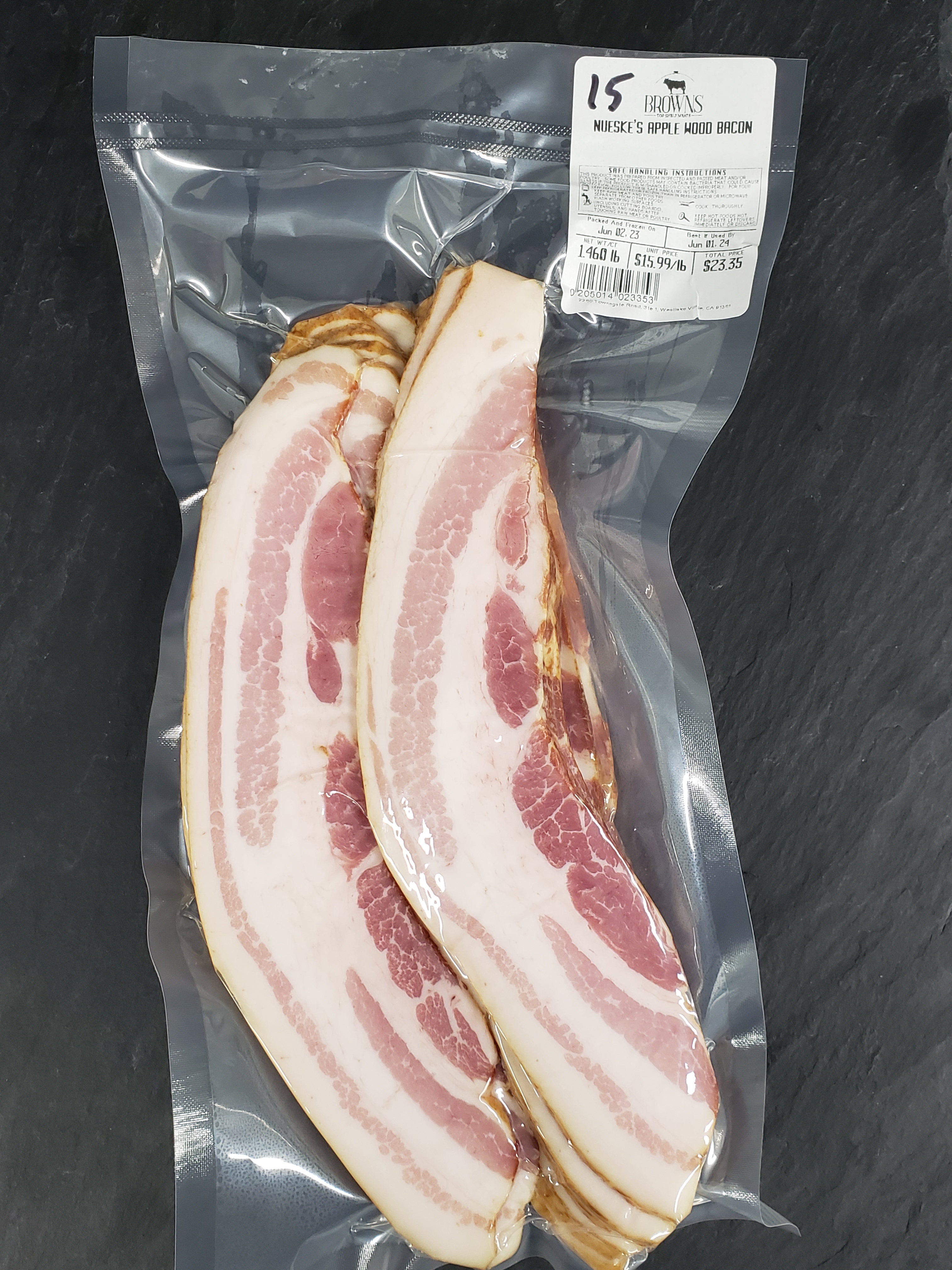 NUESKE'S APPLEWOOD SMOKED BACON #15 – Brown's Top Shelf Meats