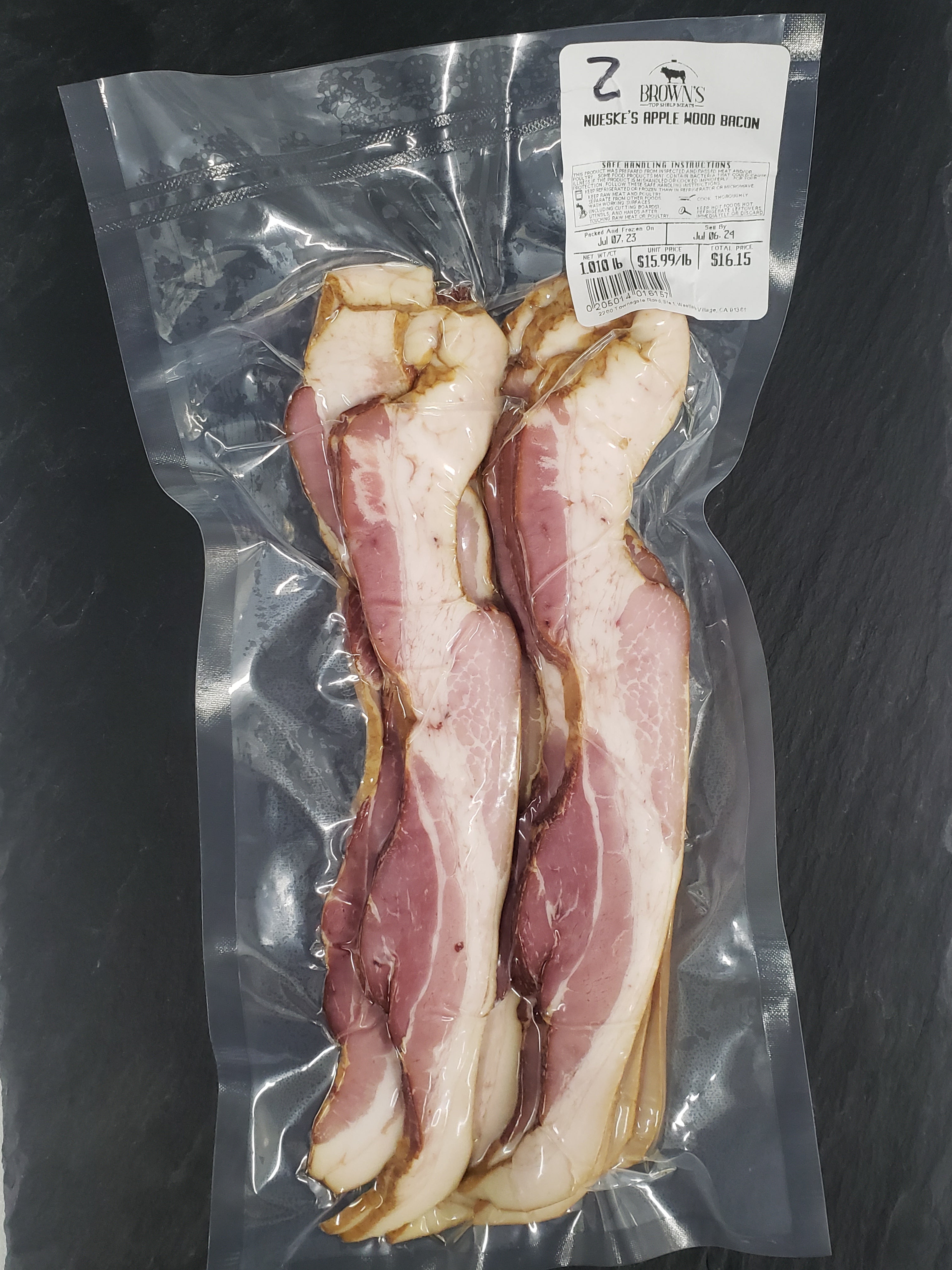 NUESKE'S APPLEWOOD SMOKED BACON #2 – Brown's Top Shelf Meats