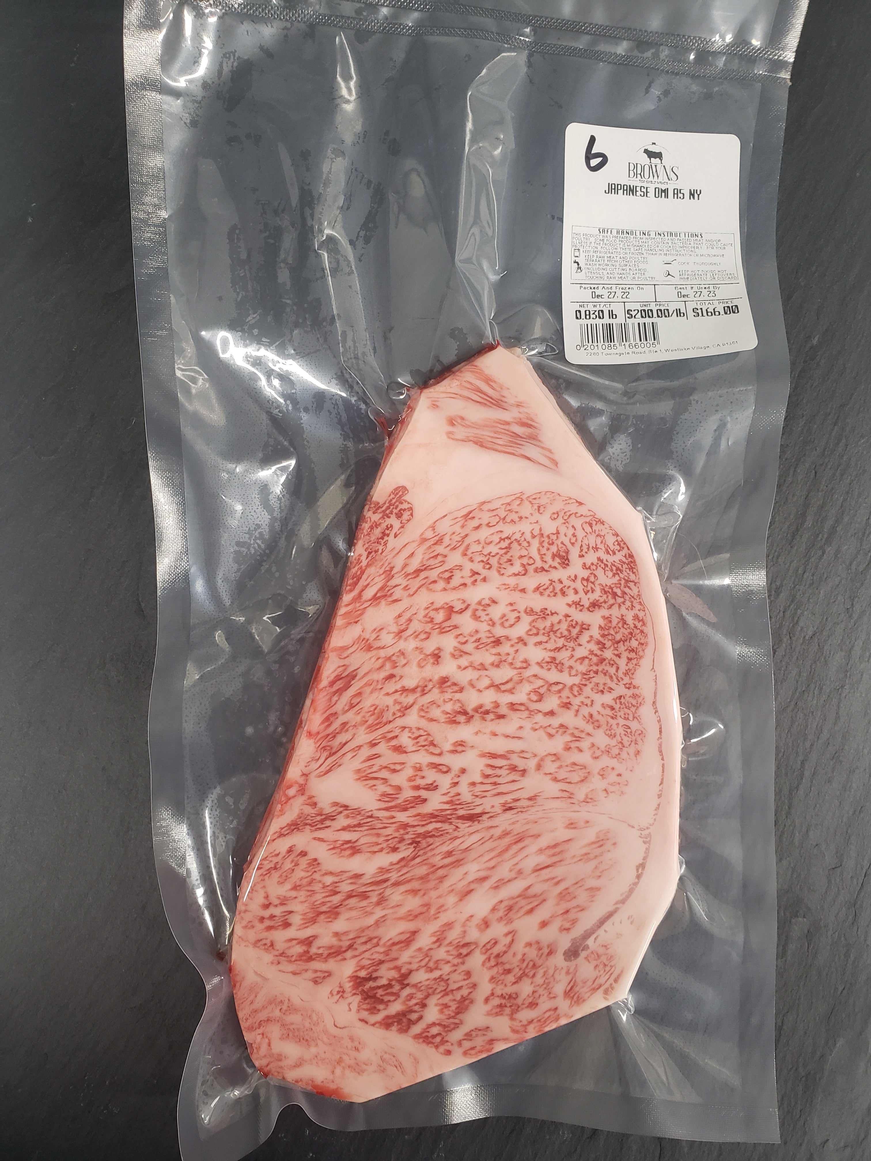 OMI A5 NY #6 – Brown's Top Shelf Meats