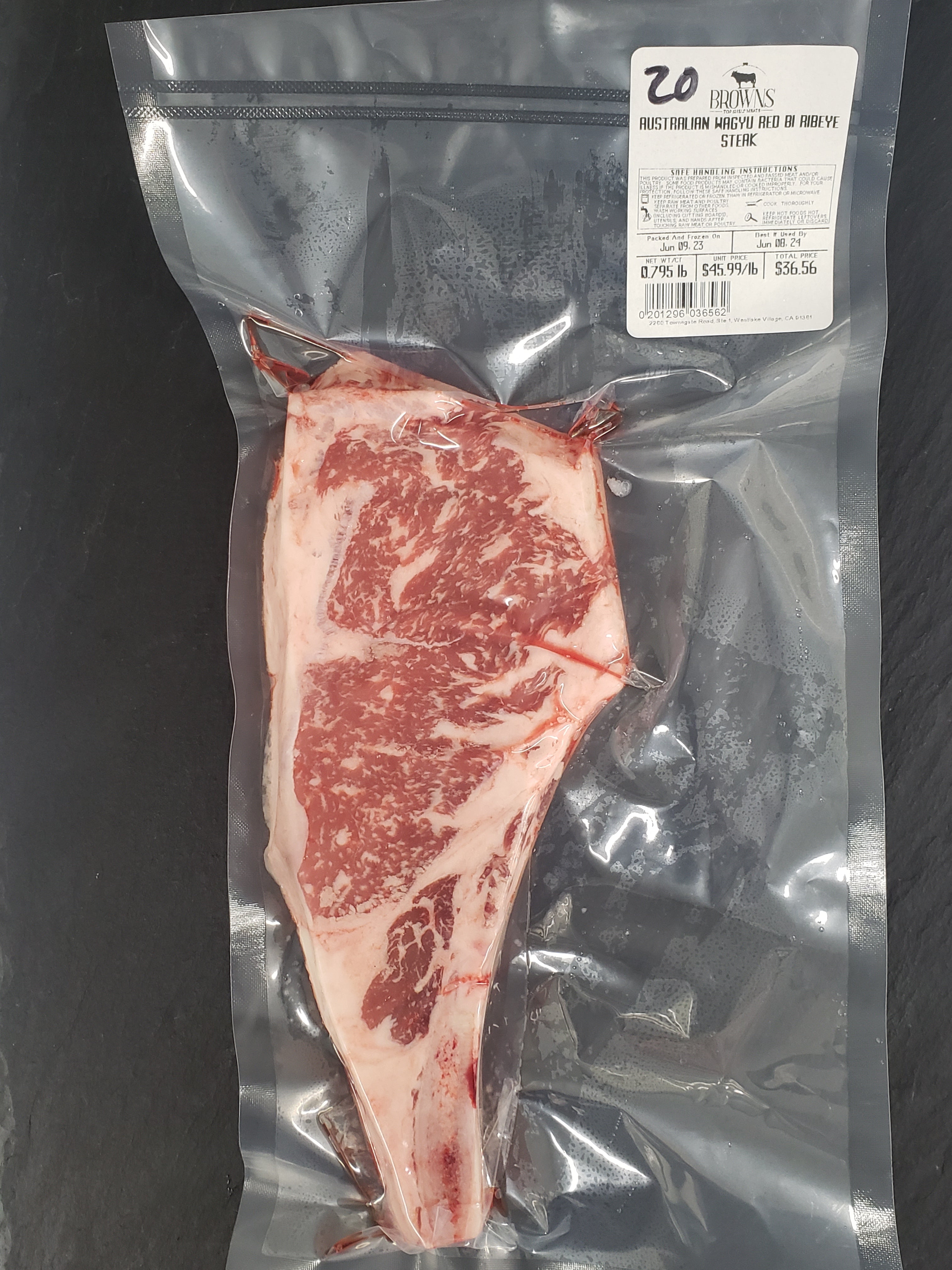 RED BI RIBEYE STEAK #20 – Brown's Top Shelf Meats