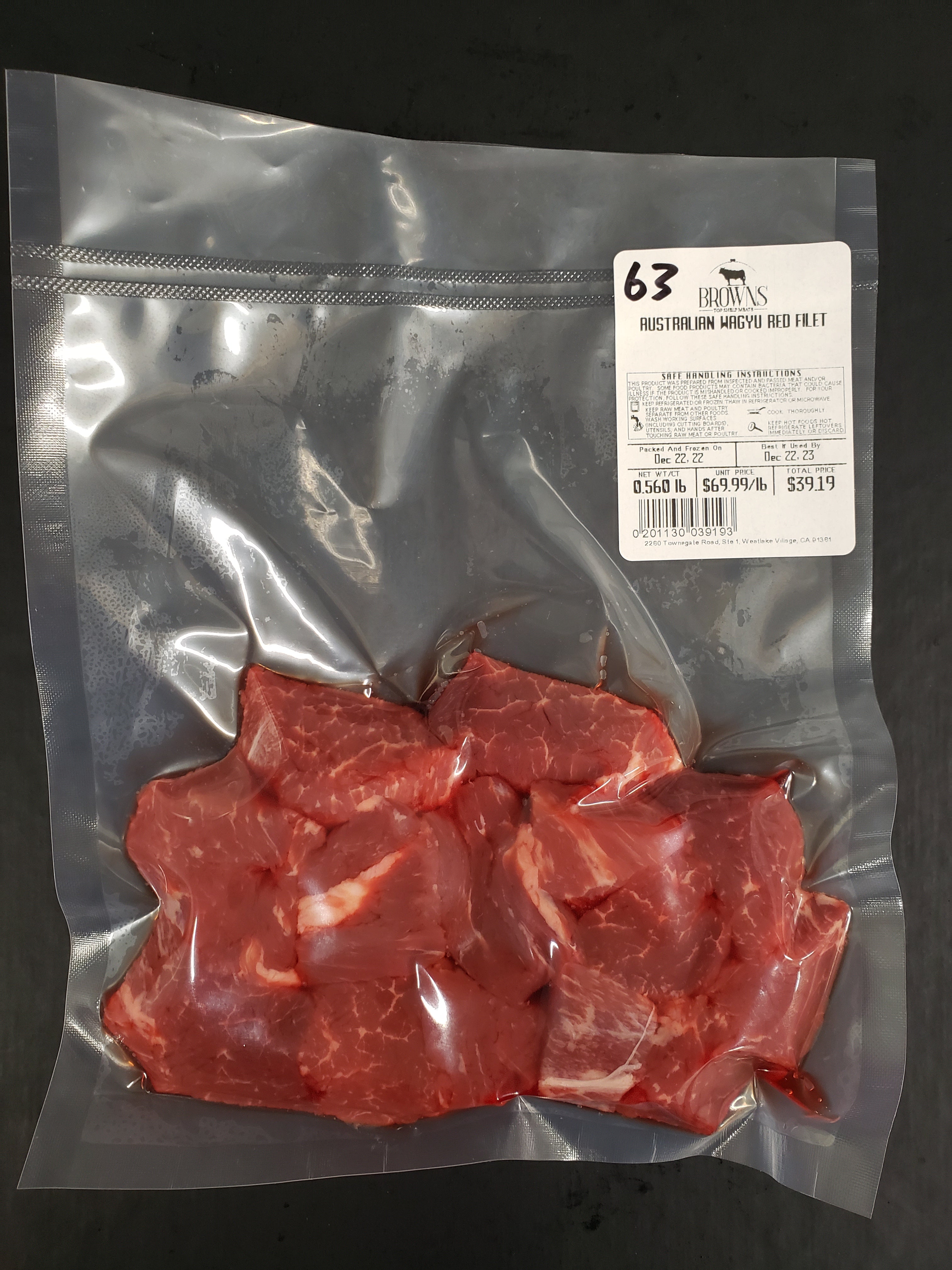 RED FILET #63 – Brown's Top Shelf Meats
