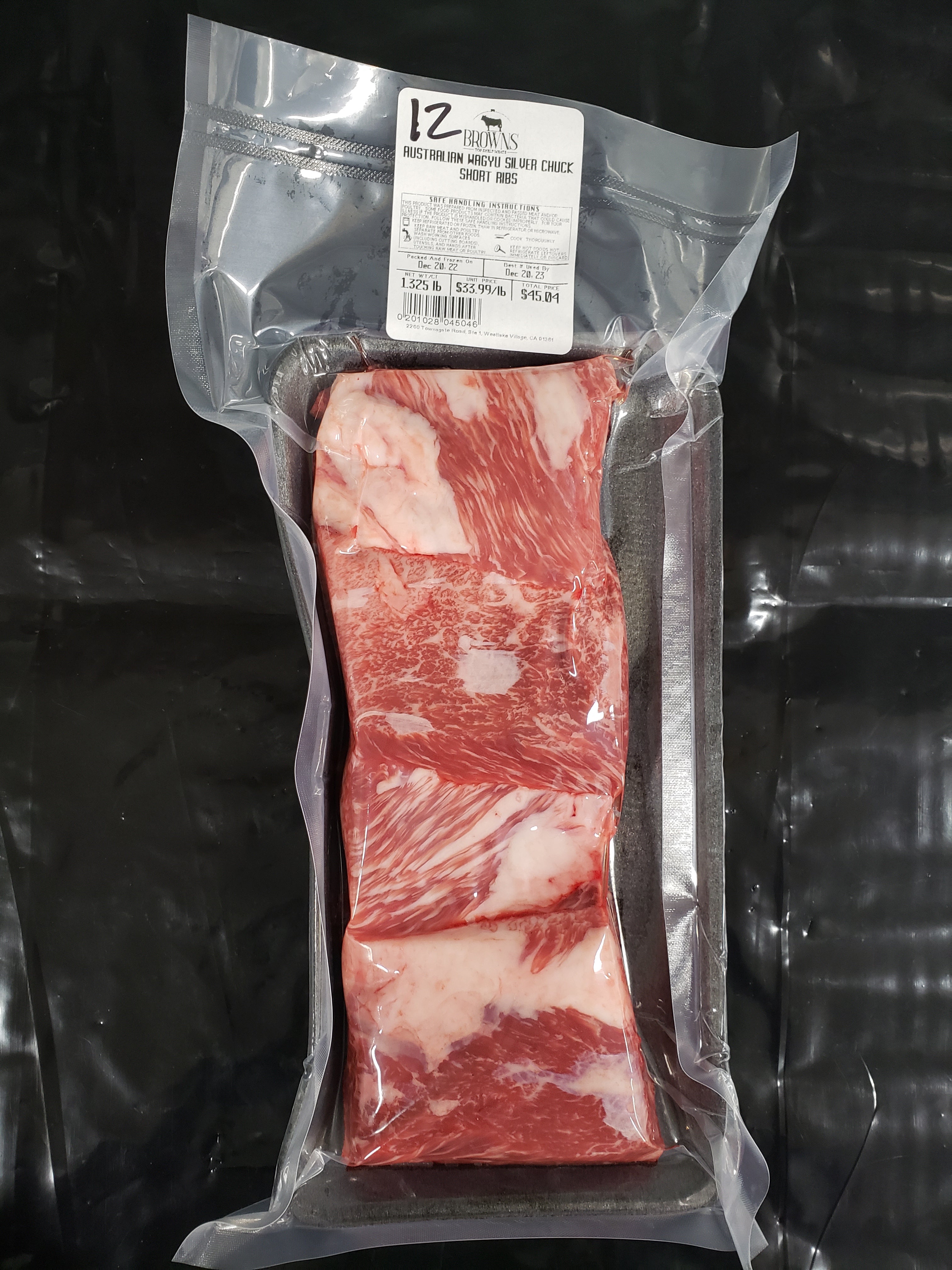 SILVER BONE-IN CHUCK SHORT RIBS #12 – Brown's Top Shelf Meats