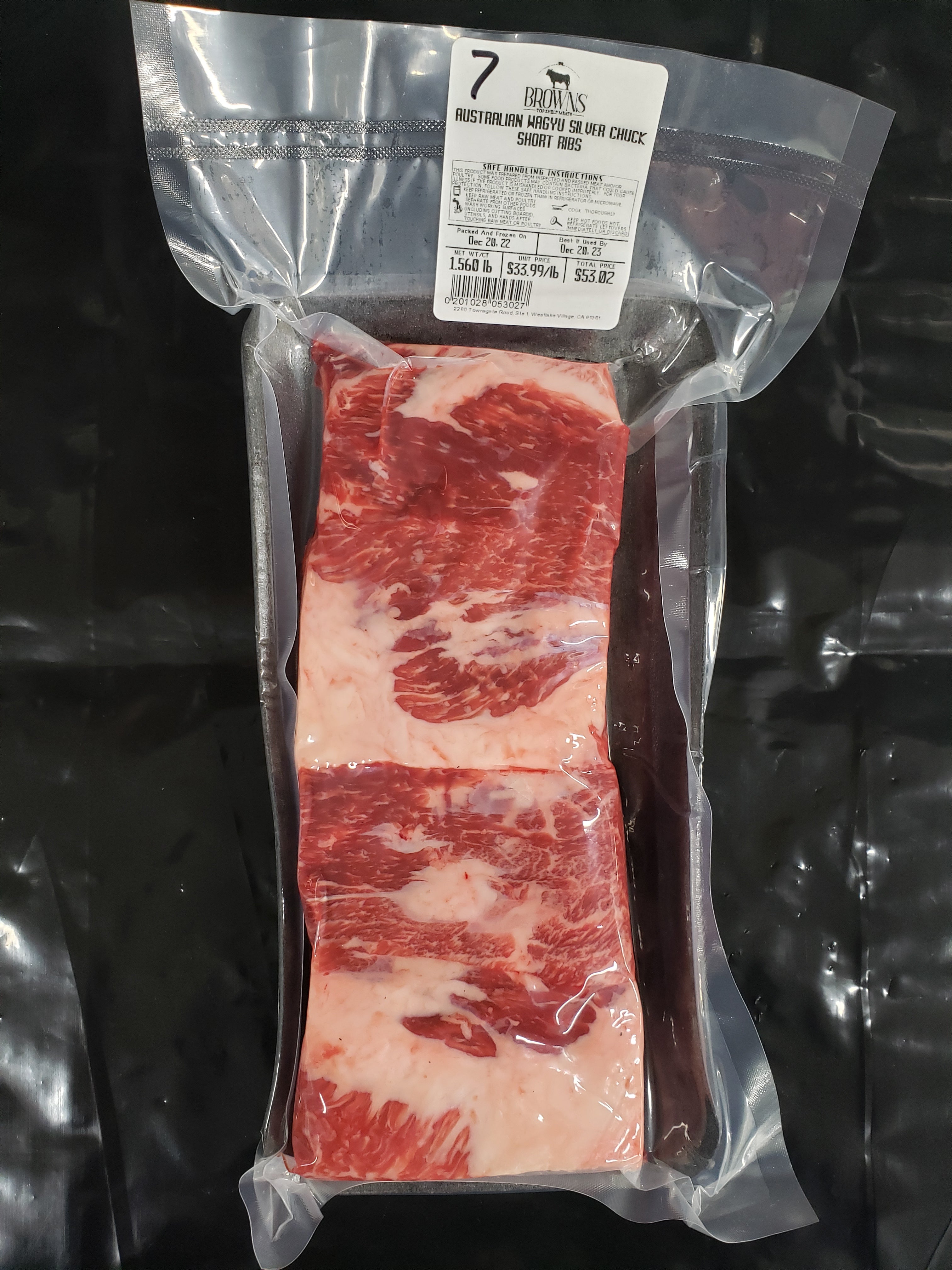 SILVER BONE-IN CHUCK SHORT RIBS #7 – Brown's Top Shelf Meats