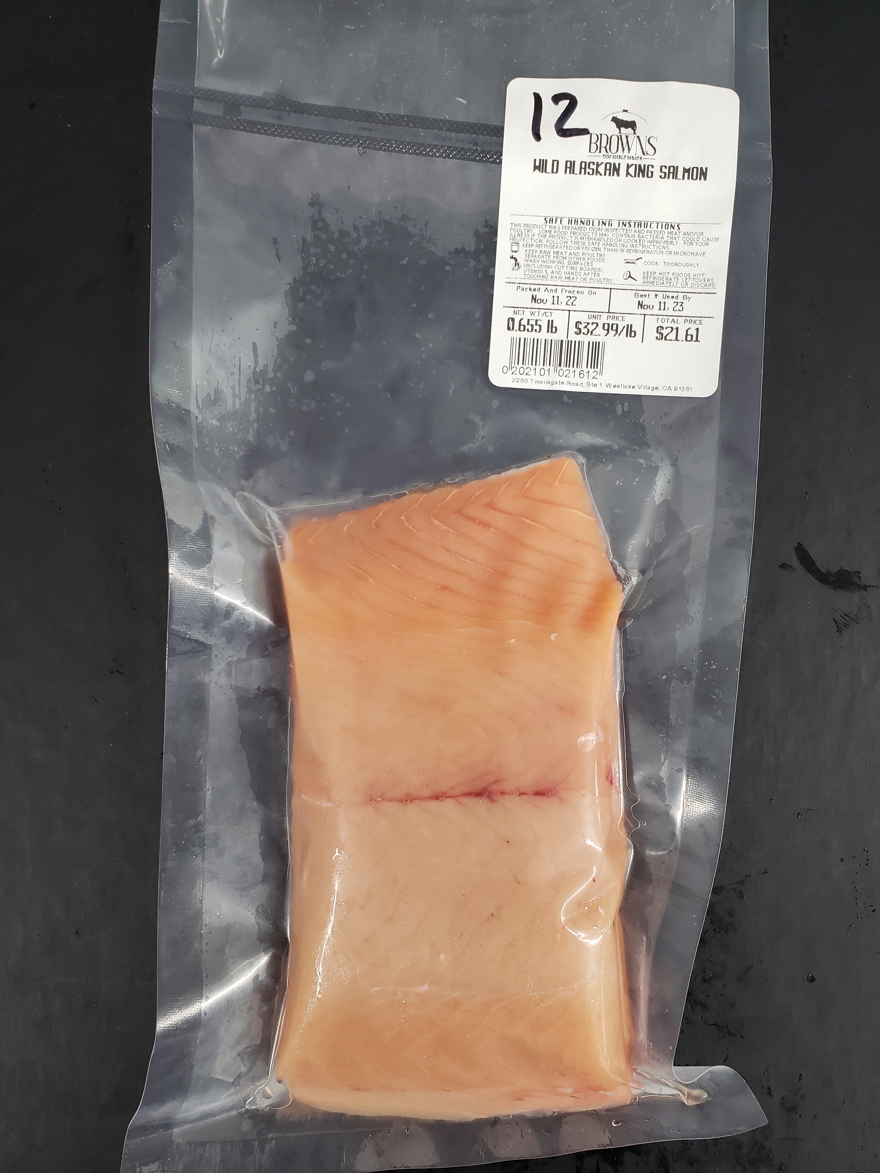 WILD ALASKAN KING SALMON #12 – Brown's Top Shelf Meats