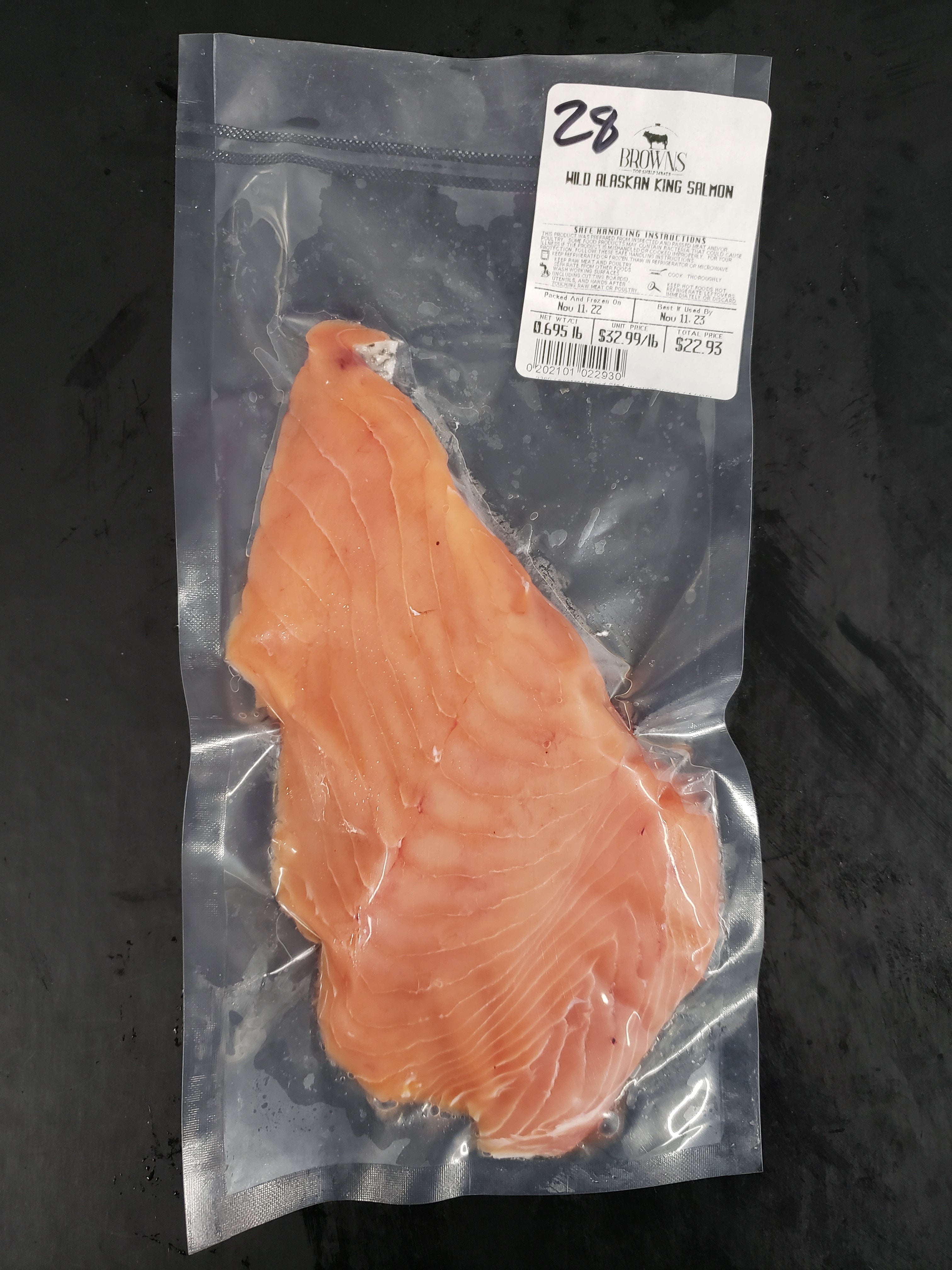 WILD ALASKAN KING SALMON #28 – Brown's Top Shelf Meats