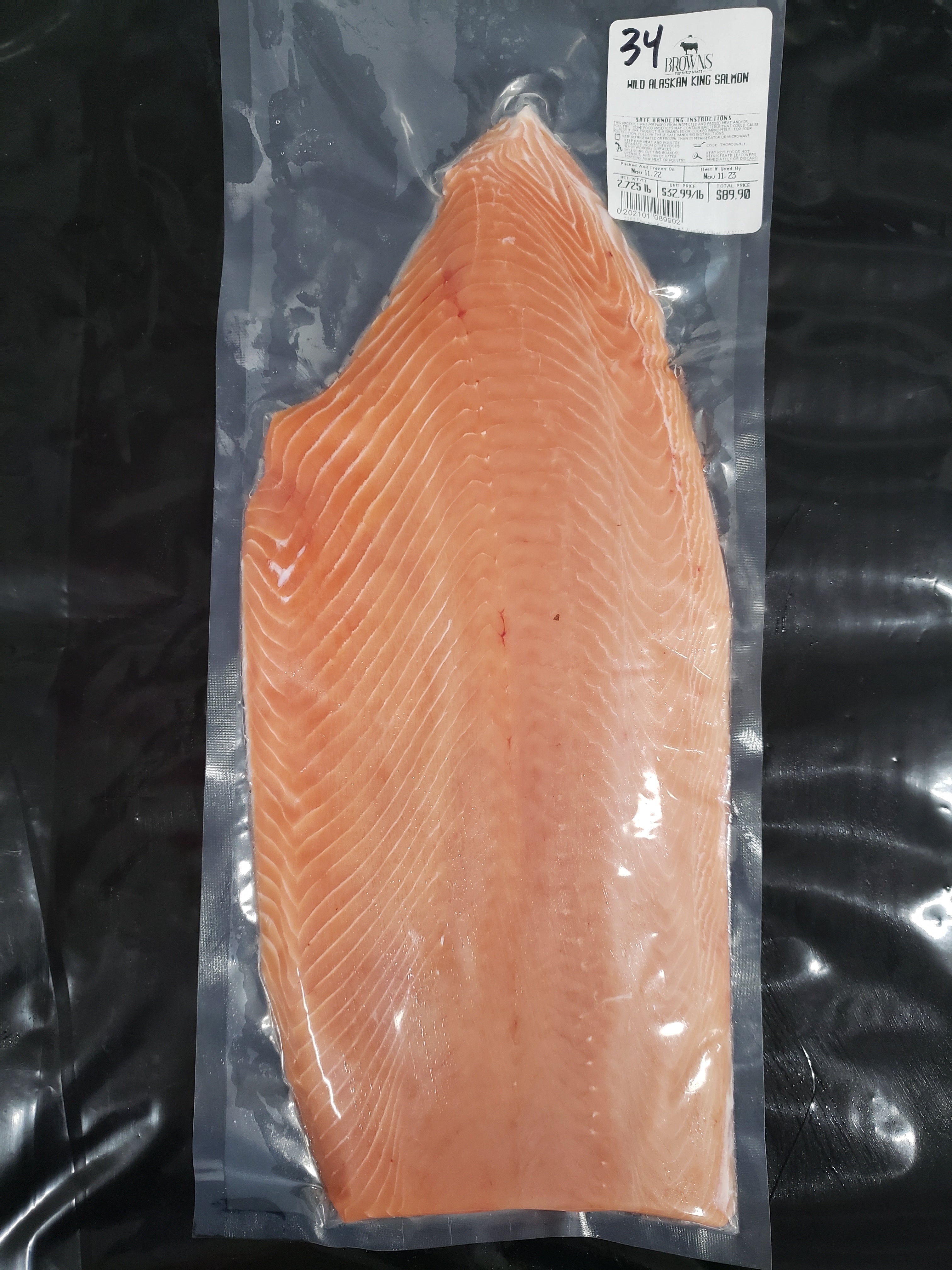 WILD ALASKAN KING SALMON #34 – Brown's Top Shelf Meats